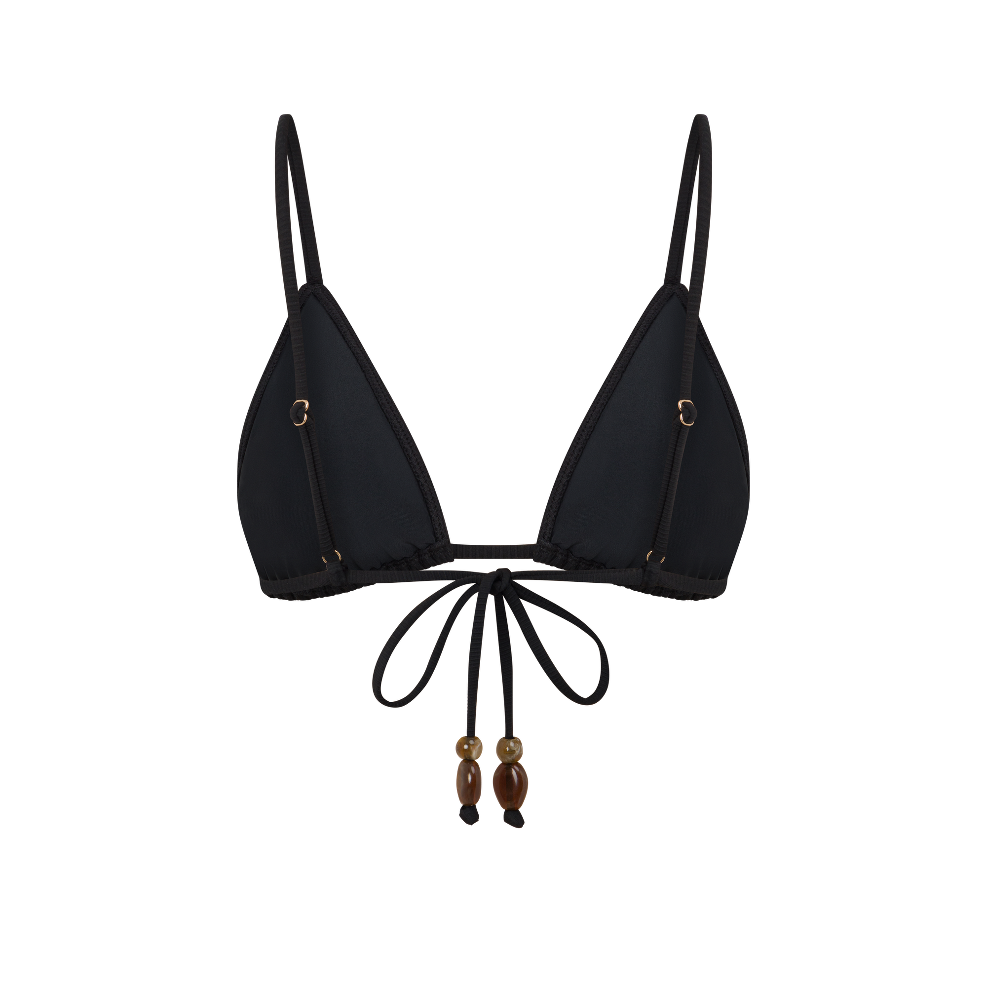 Ochre | Lane String Triangle Top | Black Rib – OchreLane